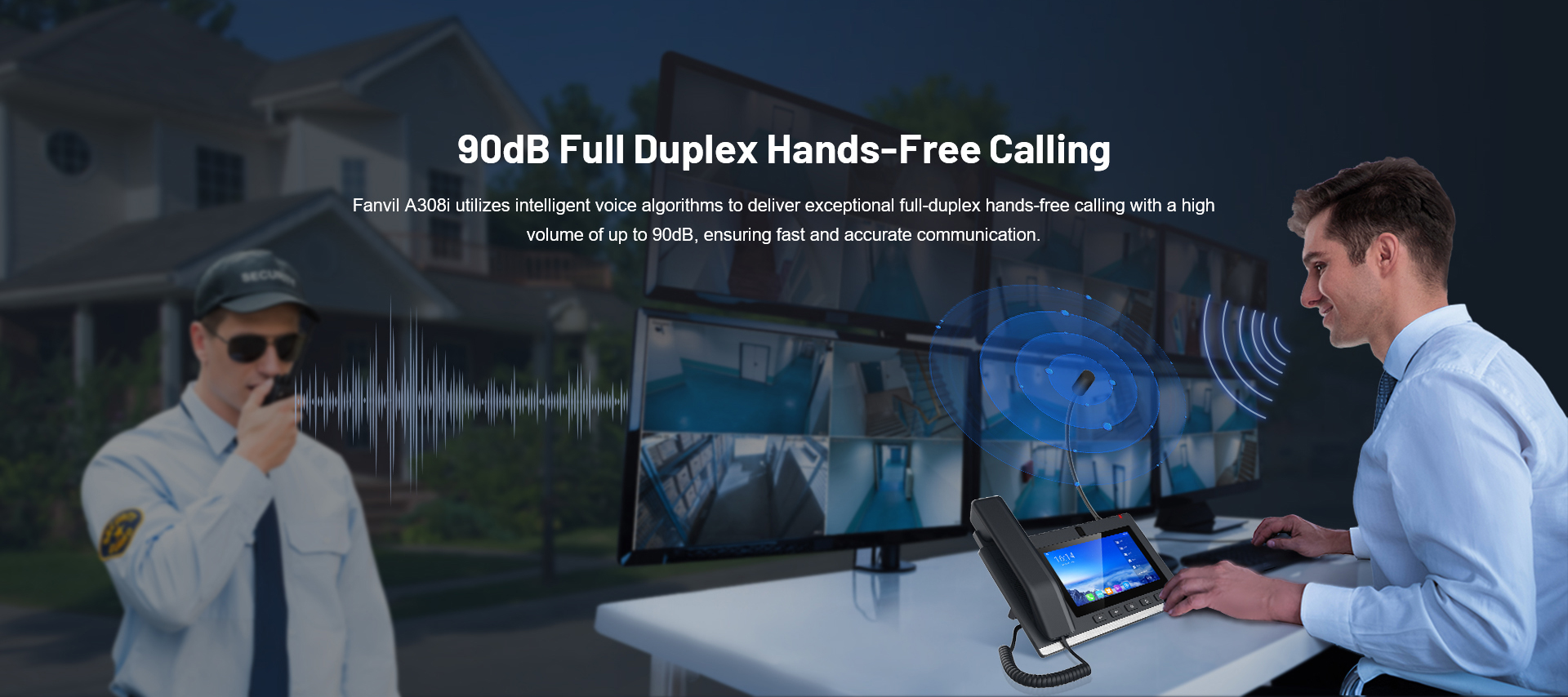 H2U Compact IP Phone - Fanvil